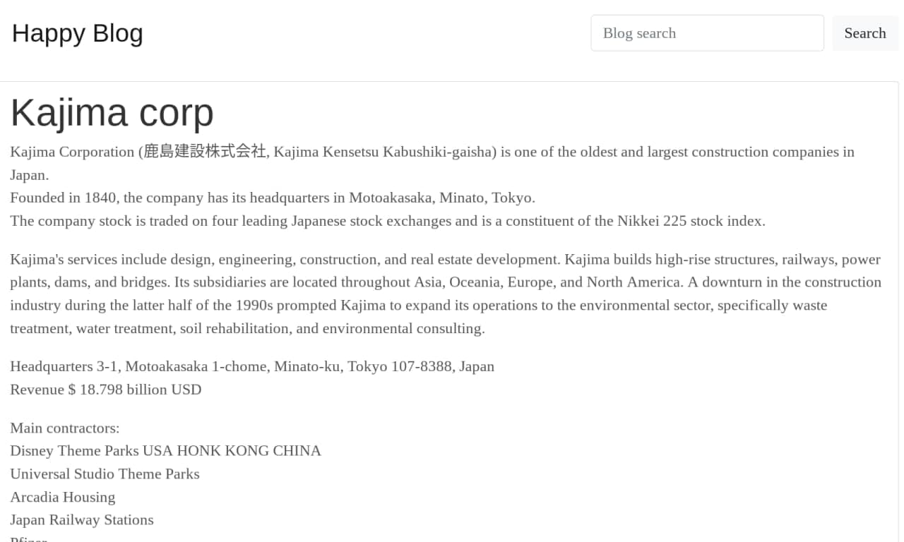 REvil vola in giappone: i dati della Kajima Corporation su "happy blog".