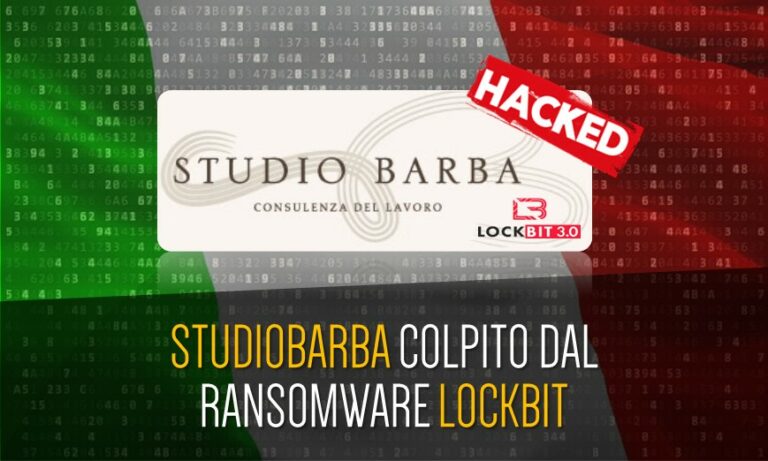 L'Italiana Studio Barba è stata colpita dal ransomware LockBit 3.0