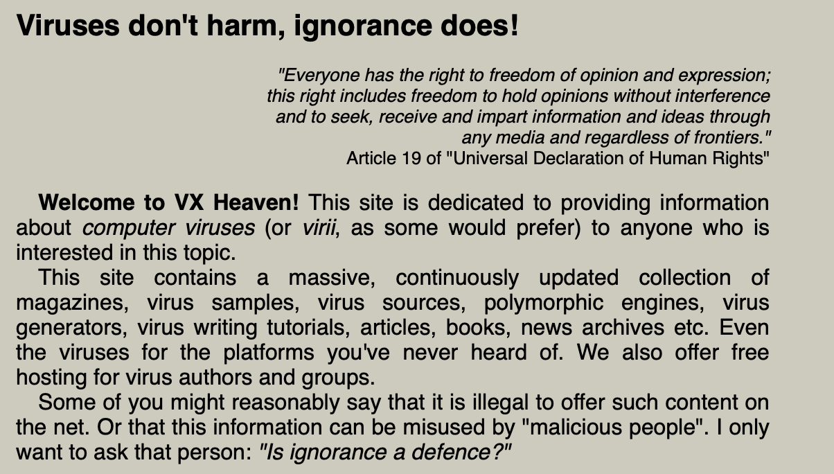 PRAISE TO VX-UNDERGROUND - The hack-library turns 5!