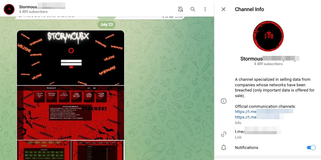 RHC DarkLab Interview Stormous Ransomware. Between history, ideology ...