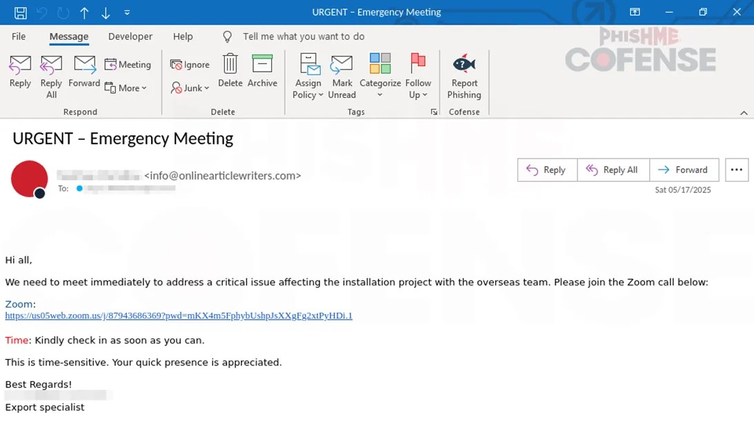 New Phishing Attacks Using Fake Zoom Meetings Aim to Steal Corporate ...